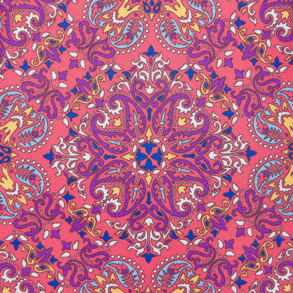 The Prince of Salina Coral Duchesse Silk Tie – Silvio Fiorello