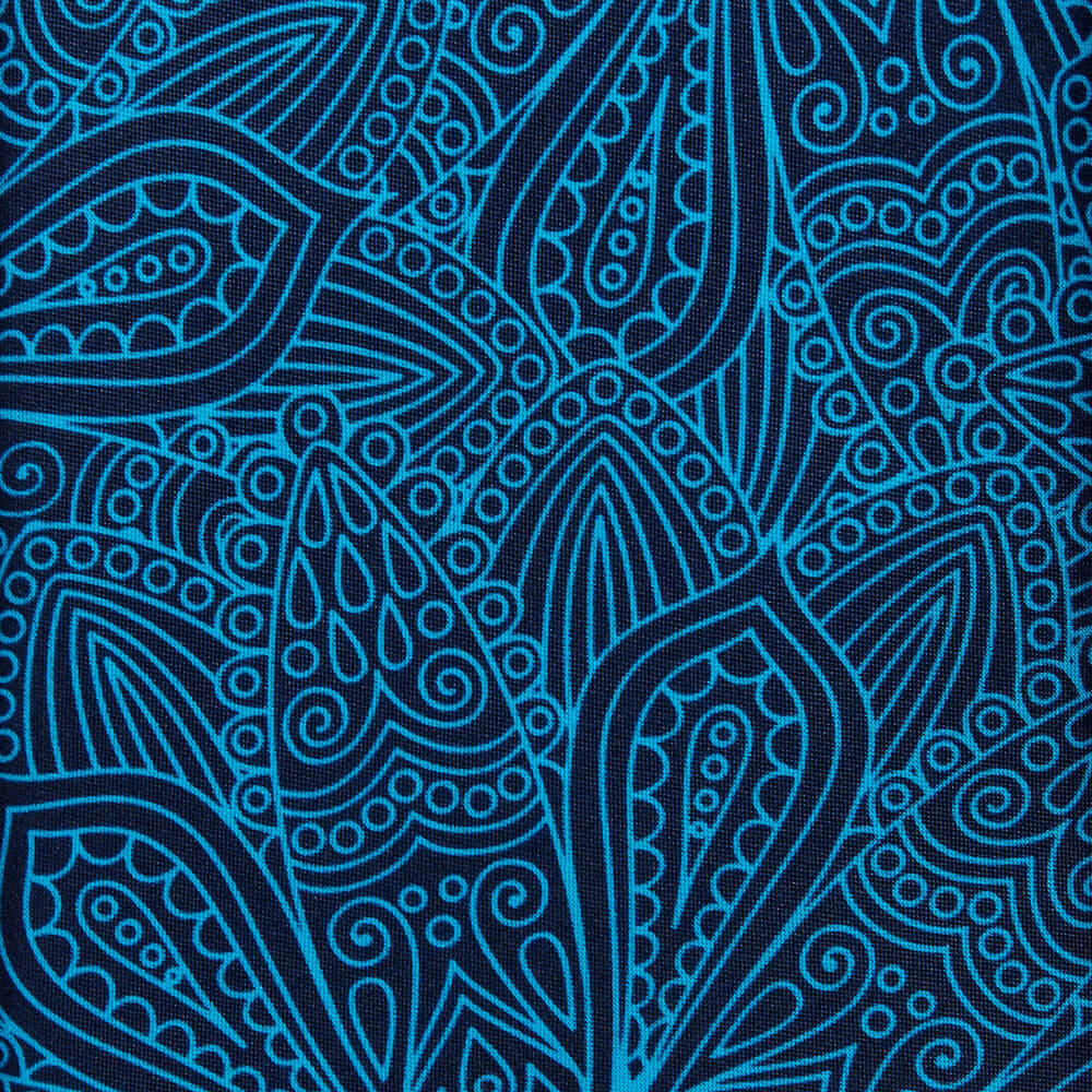 Mandala of Prosperity Blue and Turquoise Duchesse Silk Tie – Silvio ...