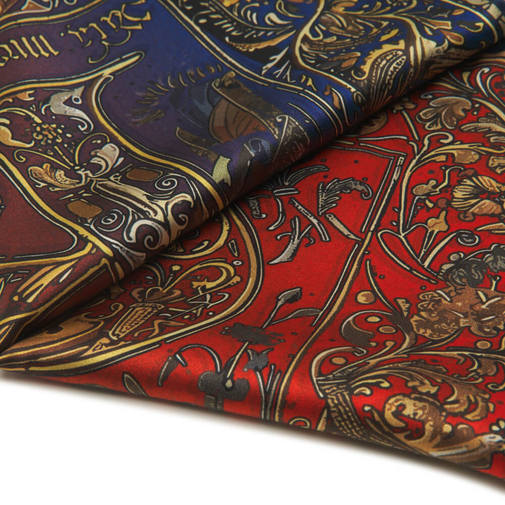 Medieval Monogram Letter R Red and Blue Silk Pocket Square – Silvio ...