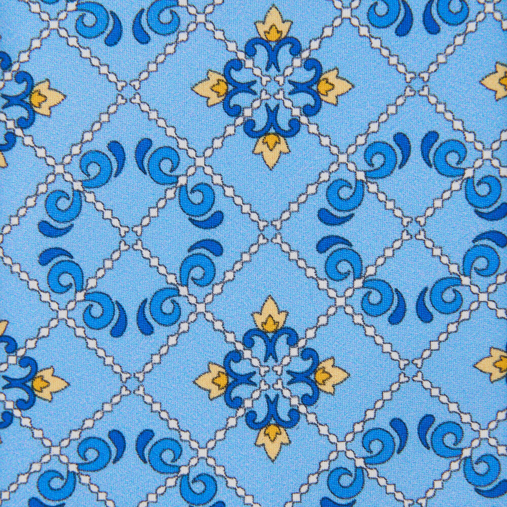 Marcus Aurelius Light Blue Duchesse Silk Tie – Silvio Fiorello