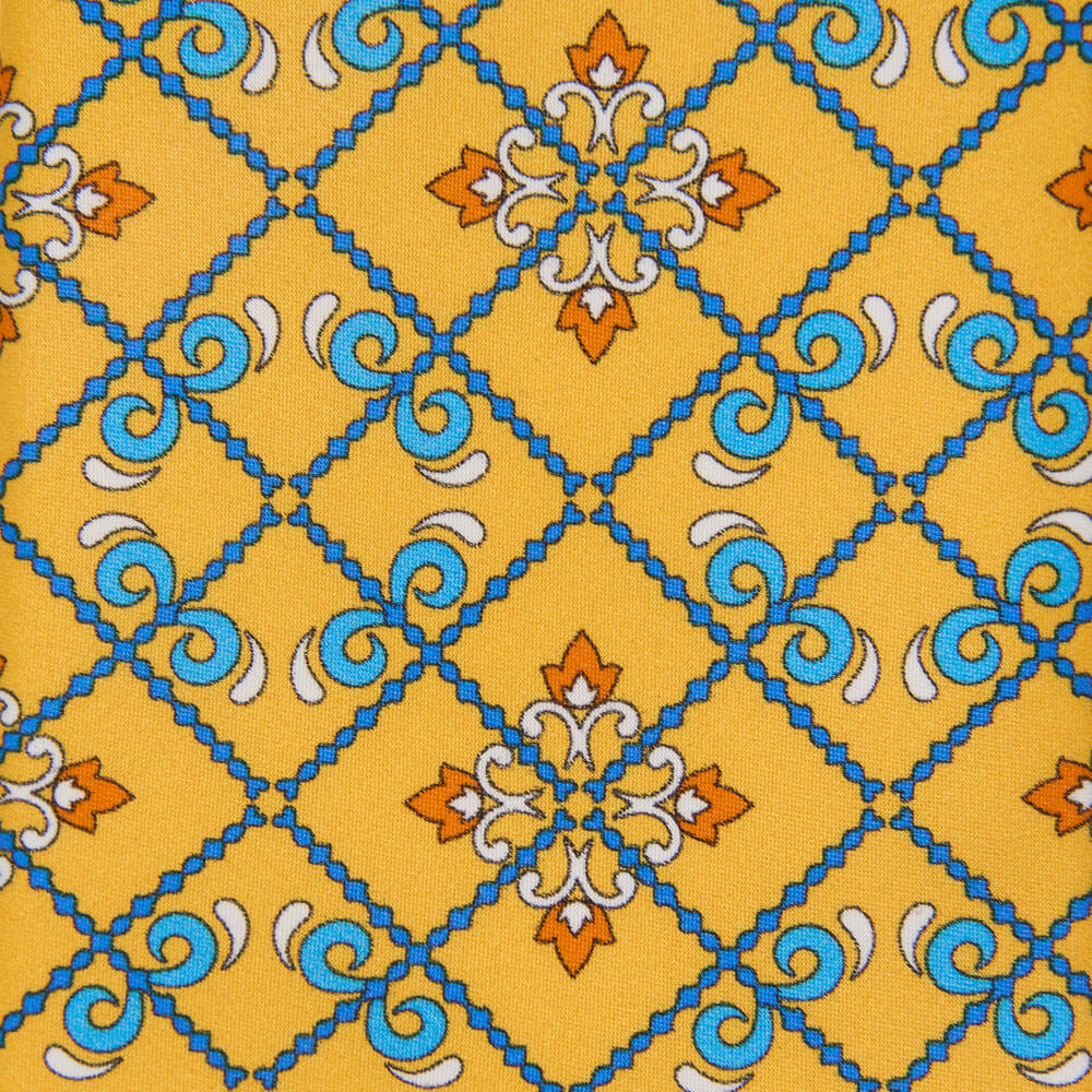 Marcus Aurelius Yellow Duchesse Silk Tie – Silvio Fiorello